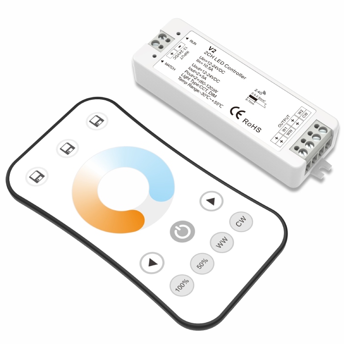 Galvin Prime Lighting RF Remote Controller - CCT Adjustable On/Off Dimmer