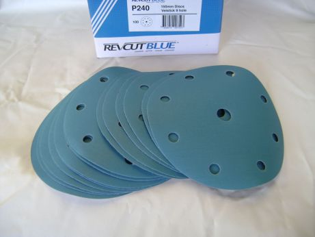 Abrasive disc VELCRO 150mm x 320G 9 Hole CD858879