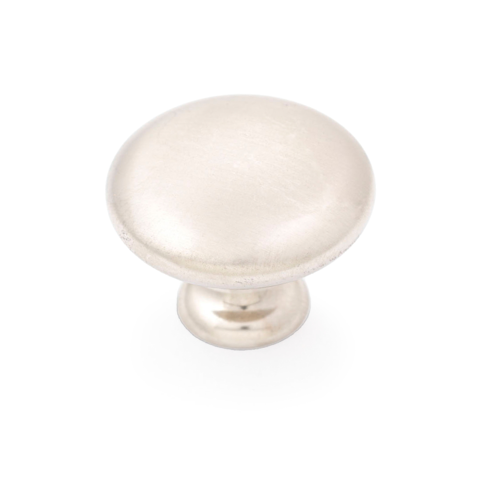 Castella SHAKER 35mm Plain Knob Satin Nickel [CAS961]
