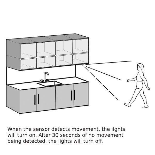 Galvin Prime Lighting PIR Motion Sensor - Channel Wired